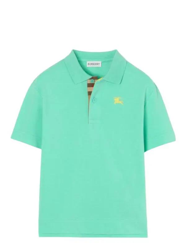 Burberry Cotton Piqué Polo Shirt - Light Mint