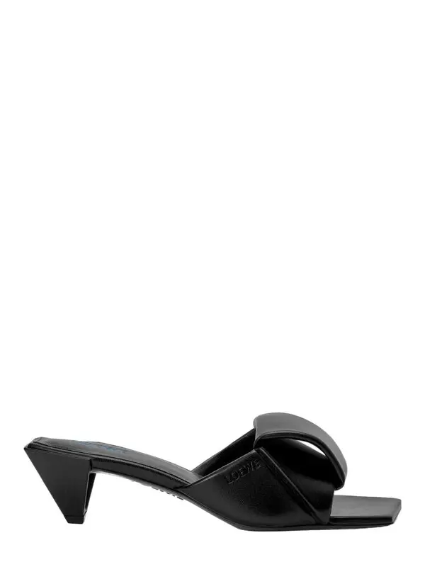Loewe Origami Slide In Lambskin - Black