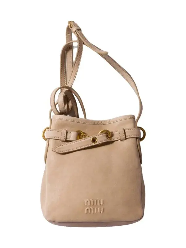 Miu Miu Nappa Leather Pouch - Rope Ash