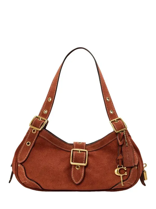 COACH Shoulder Bag With Buckle Detail - No