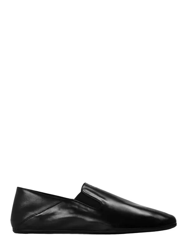 Prada Slipper Moccasin Loafers - Black
