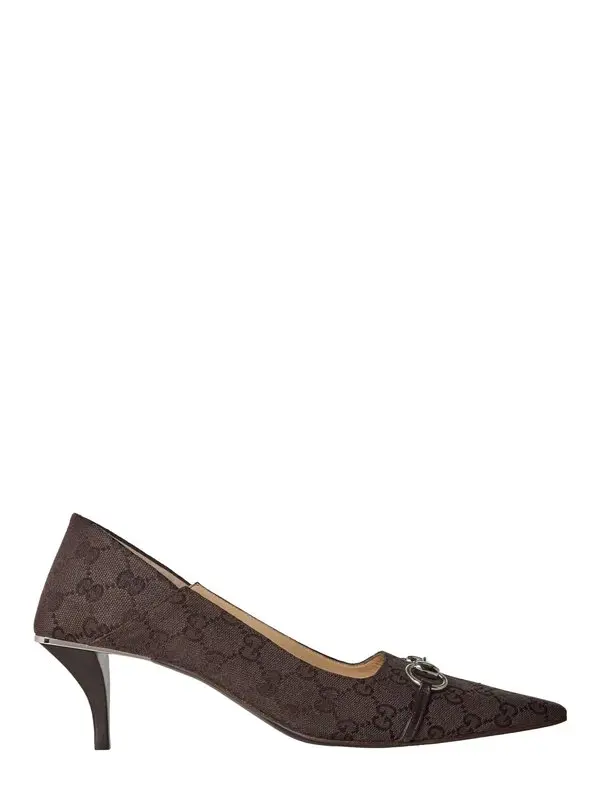 Gucci Horsebit High Heel Pumps - Brown