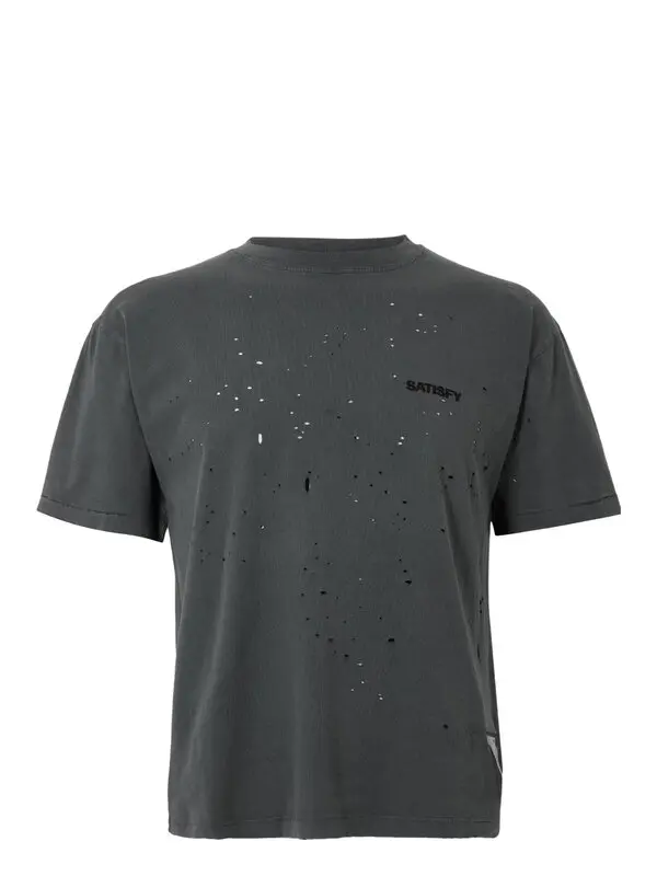 Satisfy Lightweight Breathable Short Sleeve T-shirt - Black