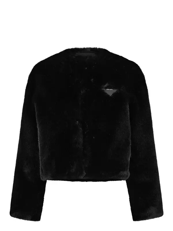 Prada Fur Jacket - Black