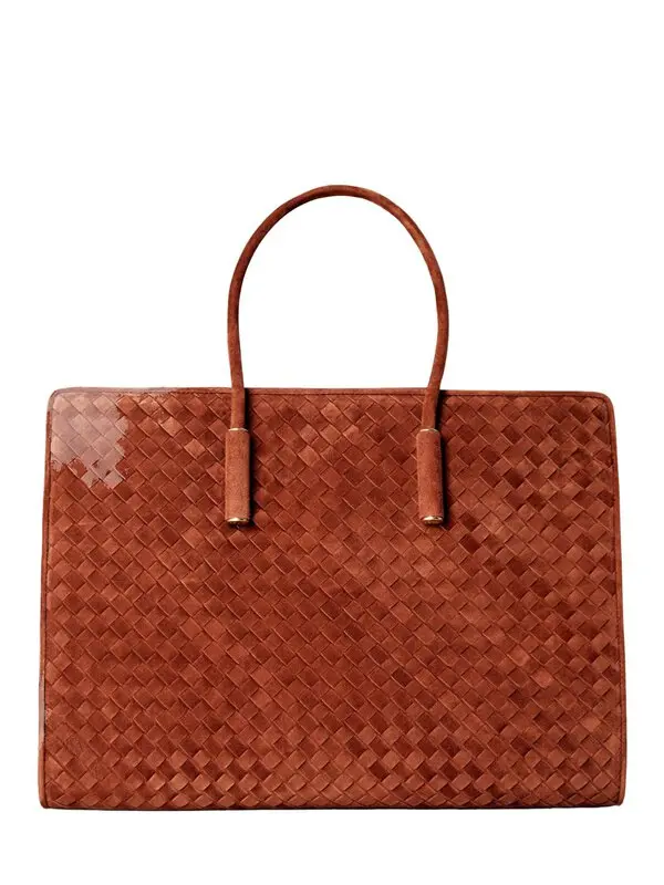 Bottega Veneta Barbara Tote - Red