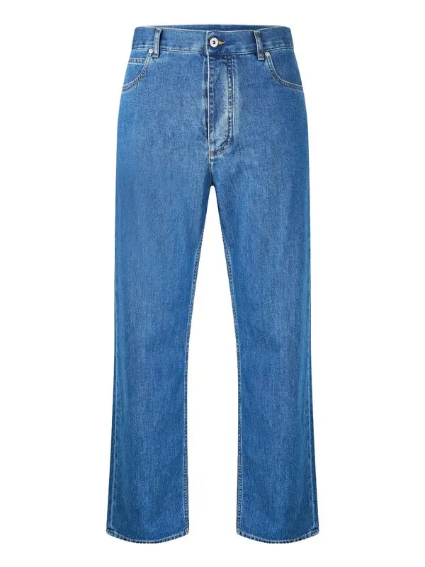 Bottega Veneta Vintage Washed Flared Jeans - Blue