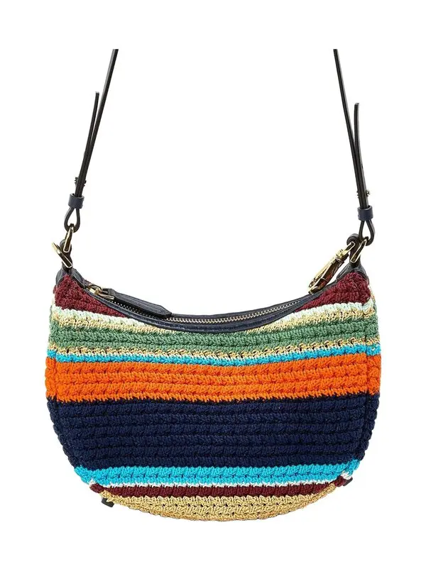 Fendi Crochet Hobo Bag - Multicolor