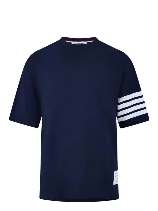 Thom Browne Printed T-shirt - Black