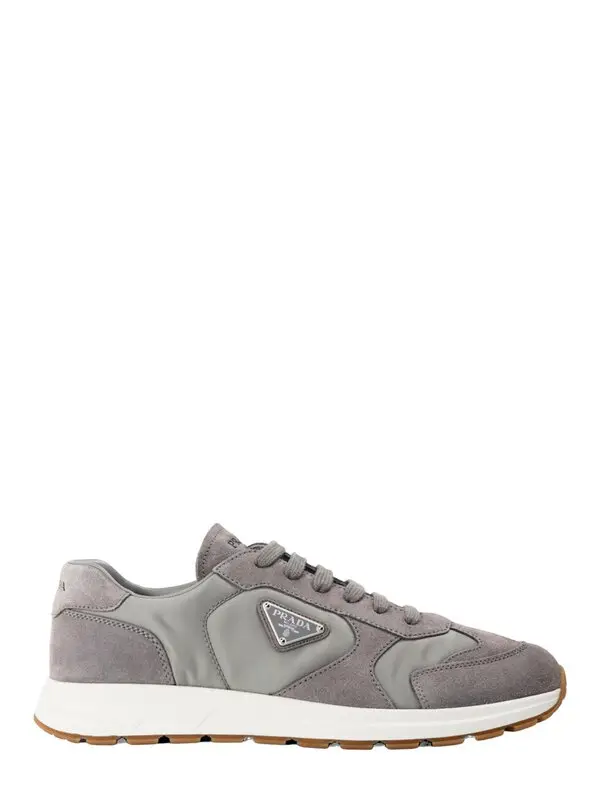 Prada Color Block Trainers - Grey