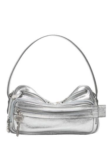 Acne Studios Party Shoulder Bag - Silver