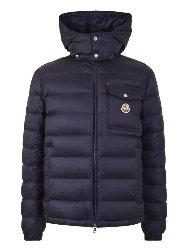 Moncler Classic Short Hooded Puffer Jacket - Black