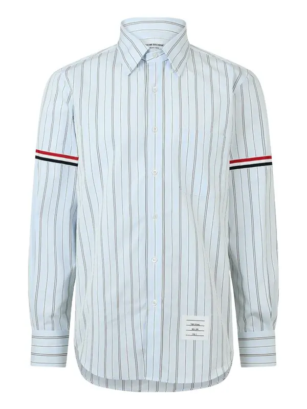Thom Browne Striped Shirt - Grey