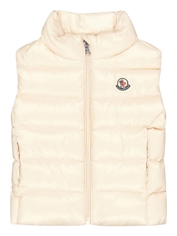 Moncler Quilted Puffer Vest - Powder