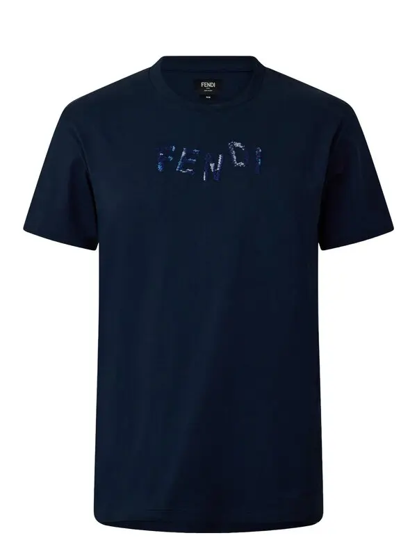 Fendi Printed T-shirt - Black