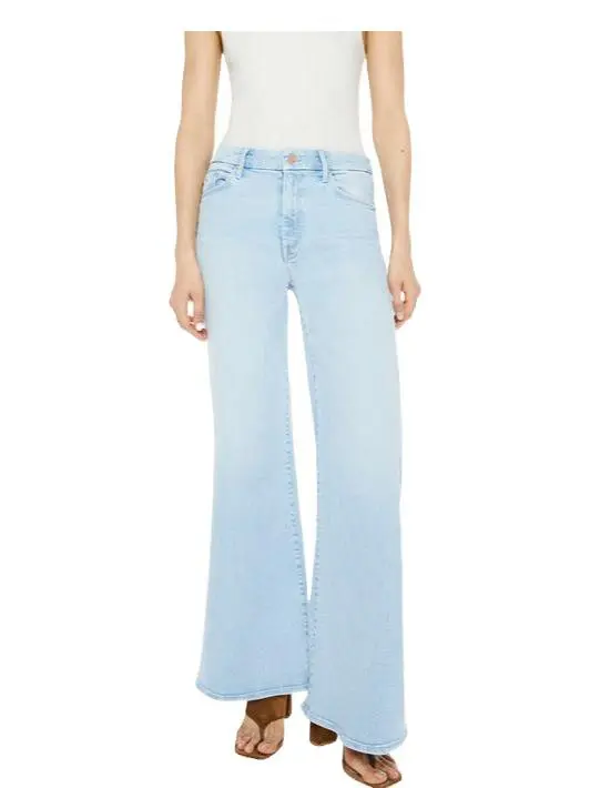 MOTHER High-rise Wide-leg Jeans - Blue
