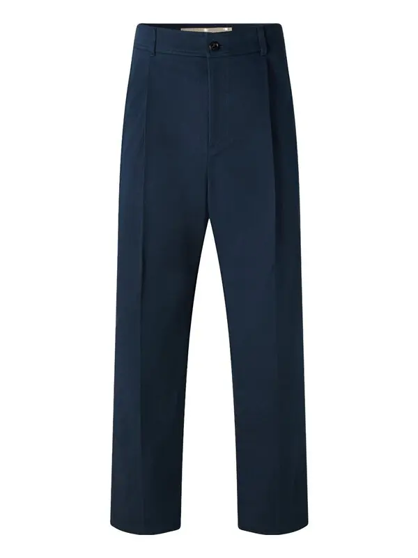 Valentino Garavani Wide-leg Tailored Trousers - Navy