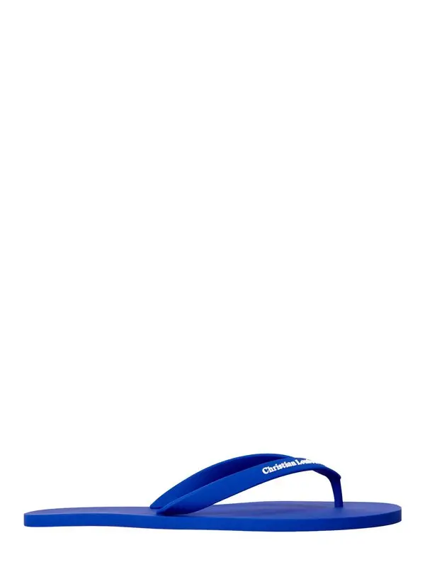 CHRISTIAN LOUBOUTIN Rubber Flip-flop Sandals - No