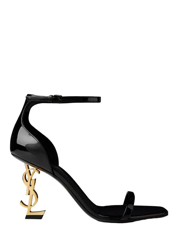 Saint Laurent High Heel Sandals With Heel - Black