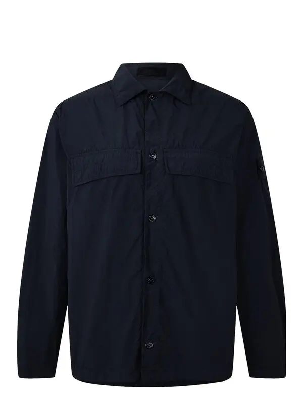 Stone Island Shirt-style Overshirt - Deep Blue