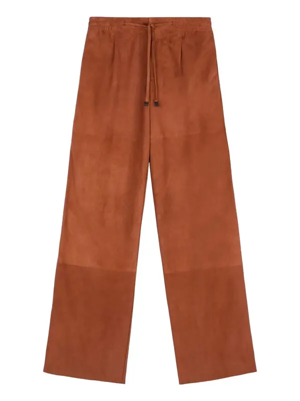 TOD'S Drawstring Casual Pants - Brown
