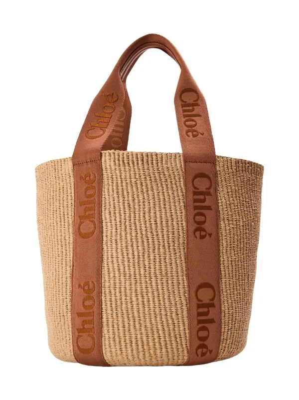 Chloé Woody Basket Bag - Brown