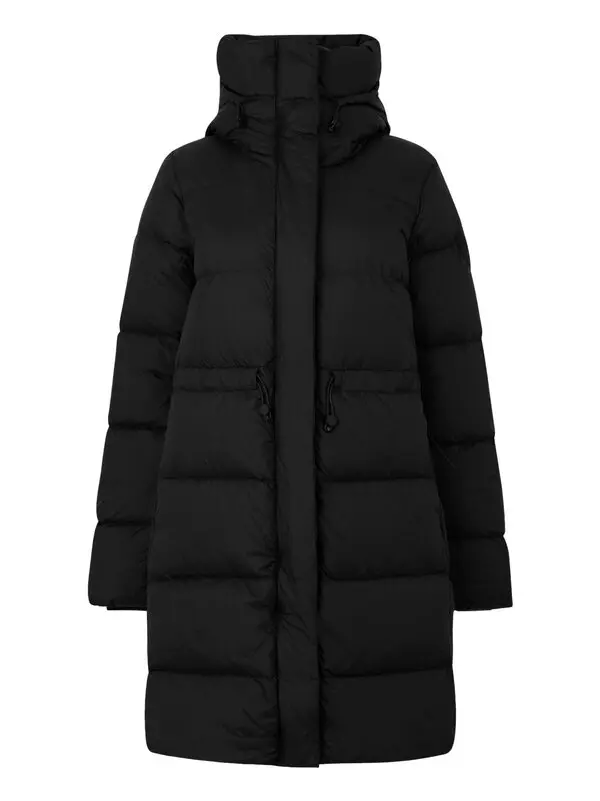 Canada Goose Long Hooded Down Puffer Coat - No