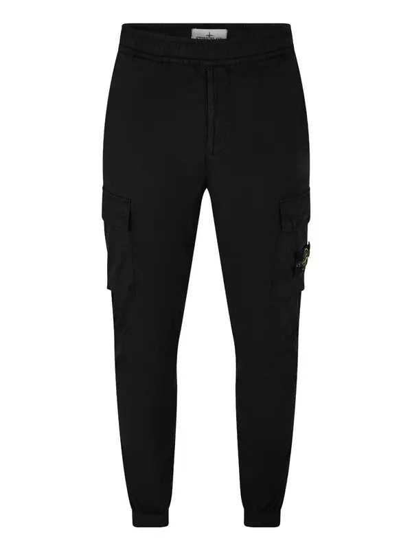 Stone Island Waist Cargo Jogger Pants - Black
