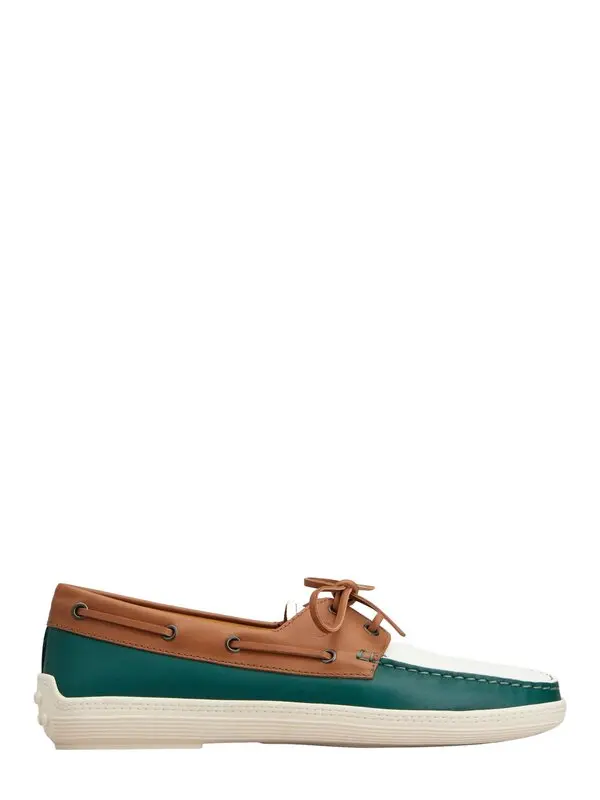TOD'S Round-toe Loafers With Embossed Pattern - Multicolour