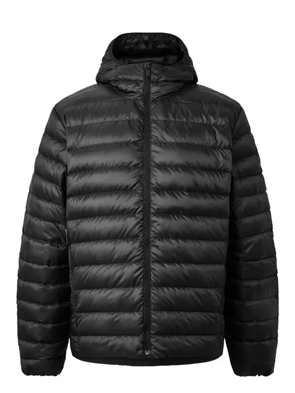 Canada Goose Hooded Quilted Jacket - Black