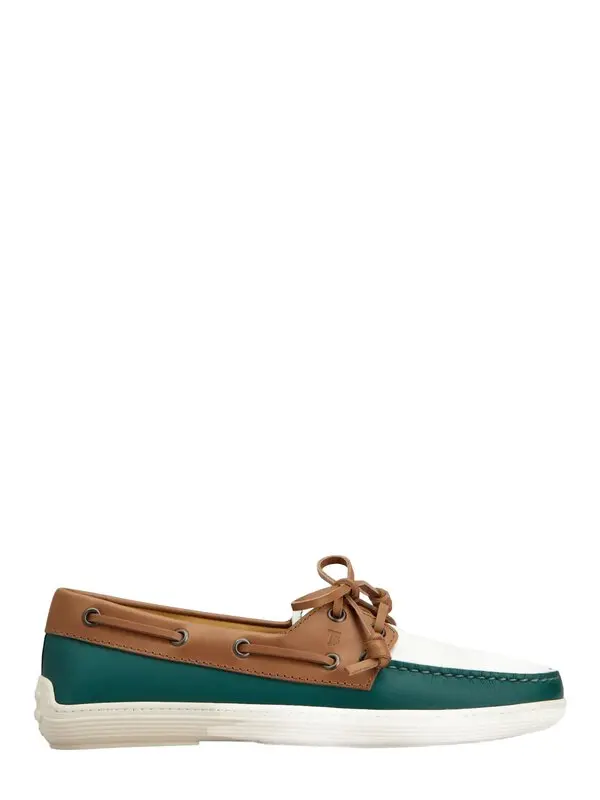 TOD'S Round-toe Loafers With Signature Embossed Pattern - Multicolour