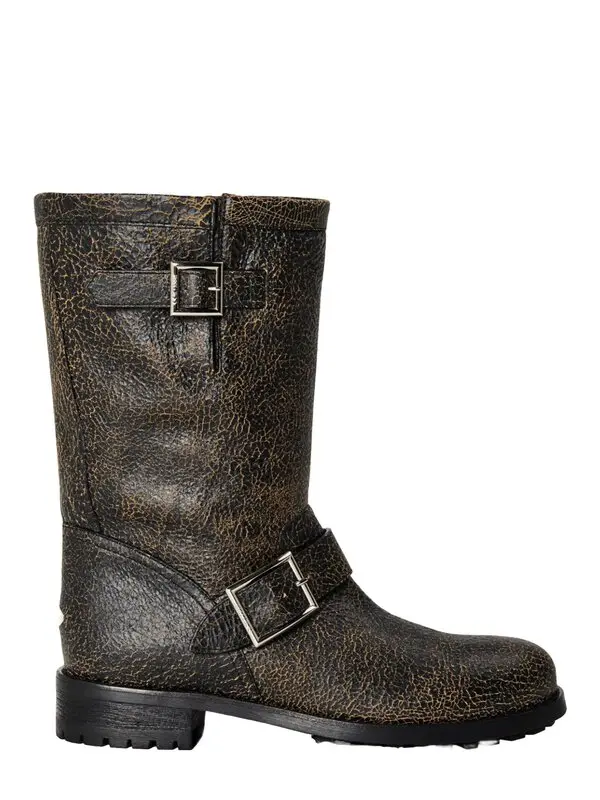 JIMMY CHOO Mid-calf Biker Boots - No