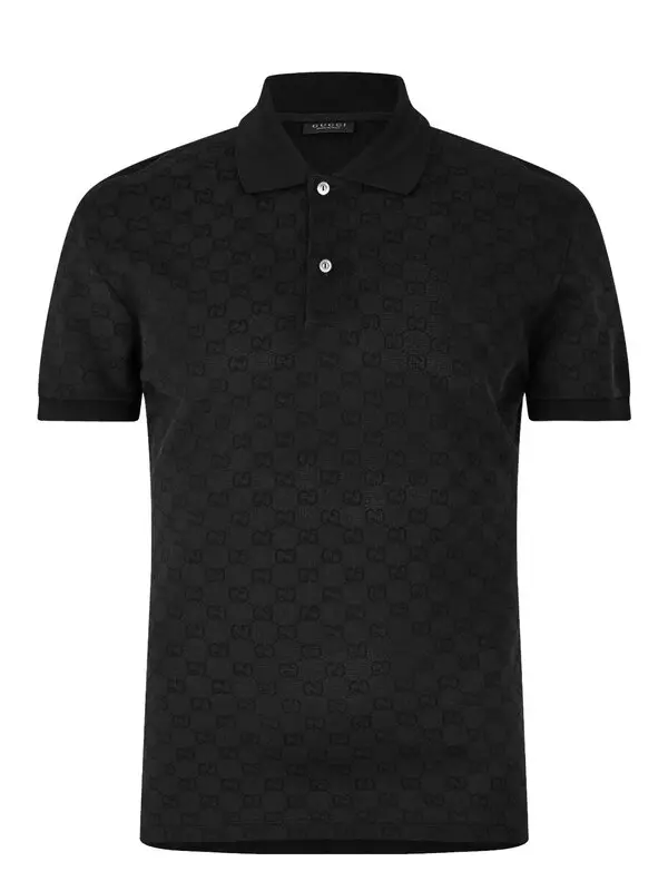Gucci Short-sleeved Polo Shirt - Black