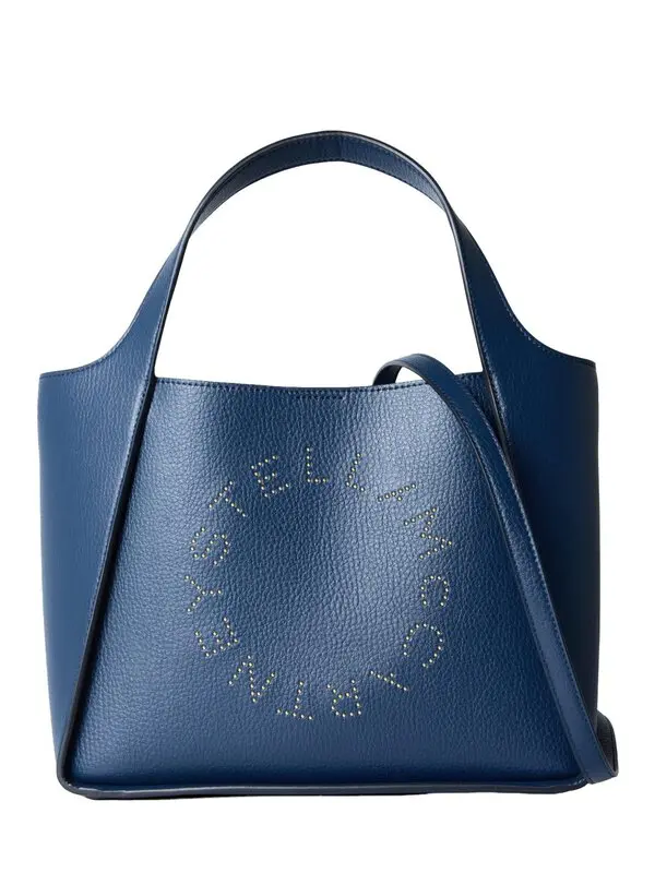 Stella McCartney Logo Embellished Top Handle Bag - Blue