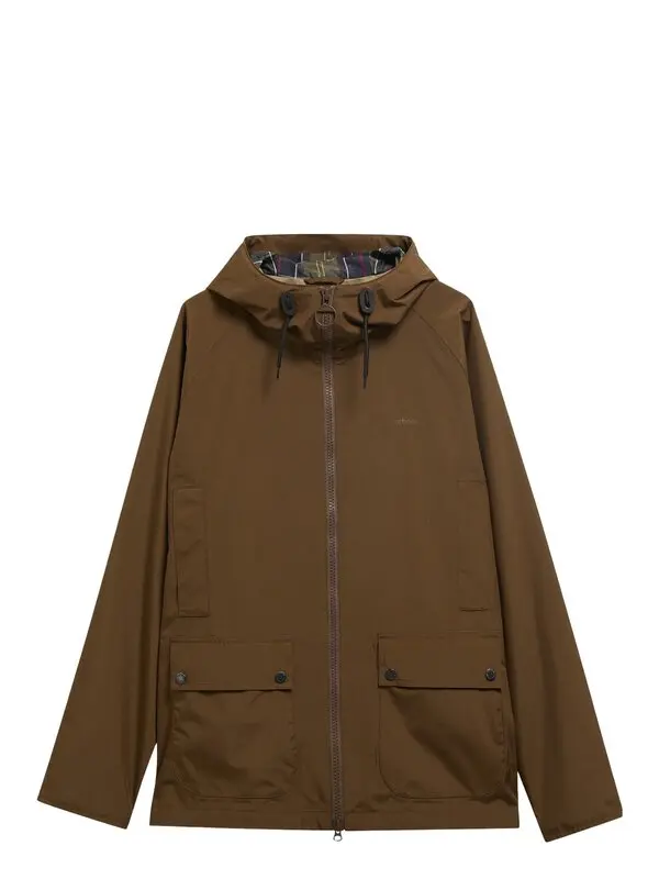 Barbour Hooded Jacket - Brown