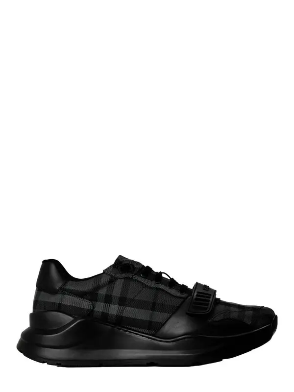 Burberry Classic Check Pattern Lace-up Sneakers - No