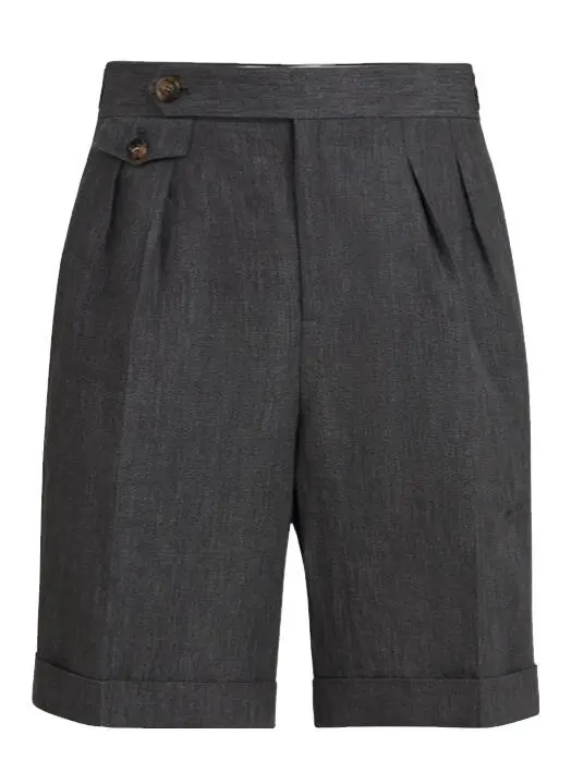 Brunello Cucinelli Double-pleat Shorts - Black