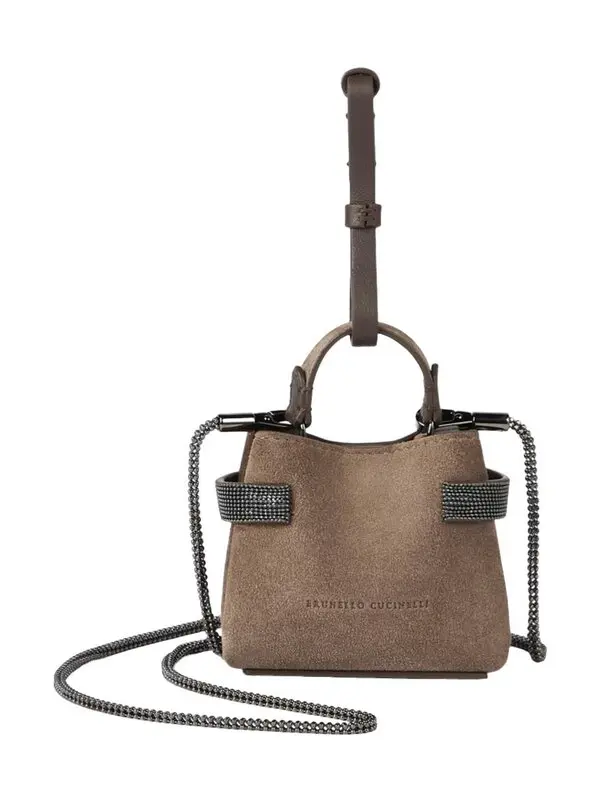 Brunello Cucinelli Small Essence Tote Bag - Brown