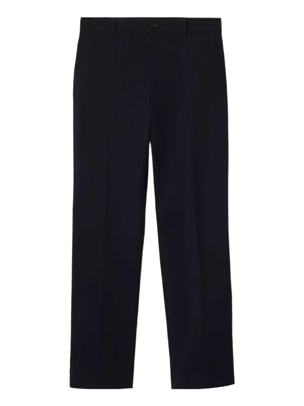 Burberry Cotton Twill Chinos - Navy