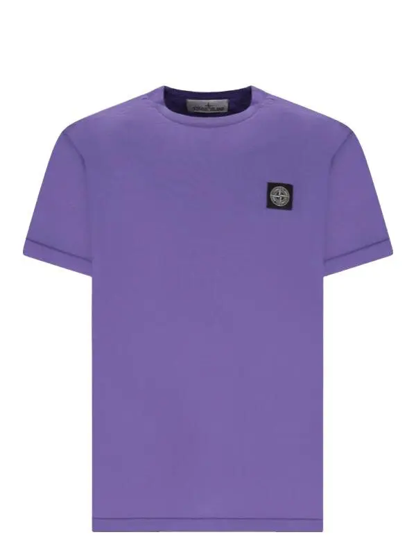 Stone Island Short-sleeved T-shirt - Lavender