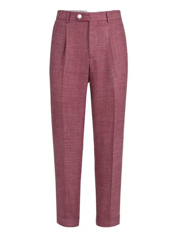 Brunello Cucinelli Pleated Trousers - Red