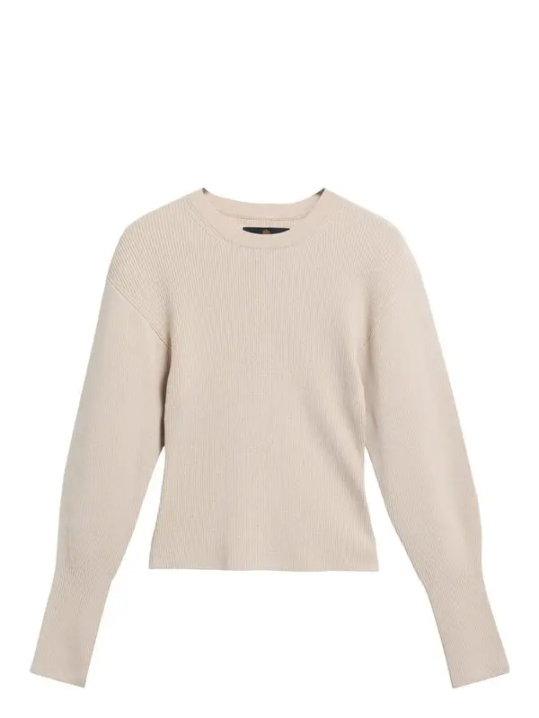 Barbour Ribbed Crewneck Sweater - Nutmeg