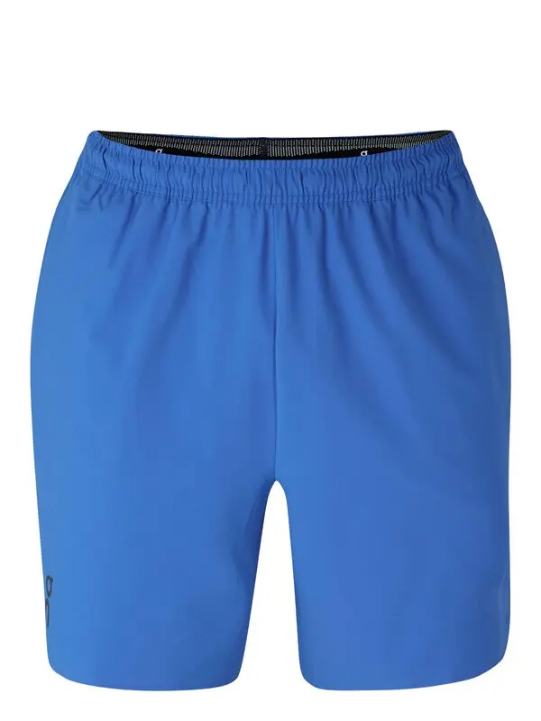 On Sports Shorts With Elastic Waistband And Logo Detail - No