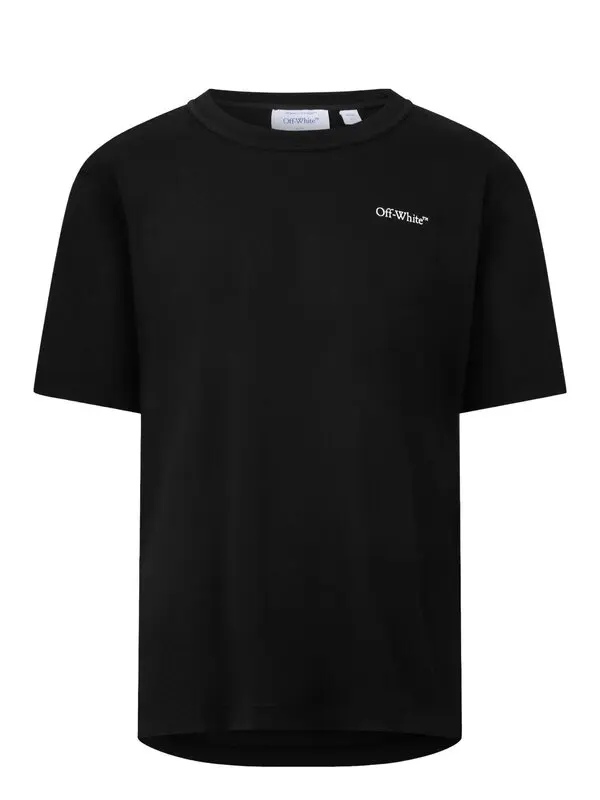 Off-White Pure Crew-neck Short-sleeve T-shirt - Black