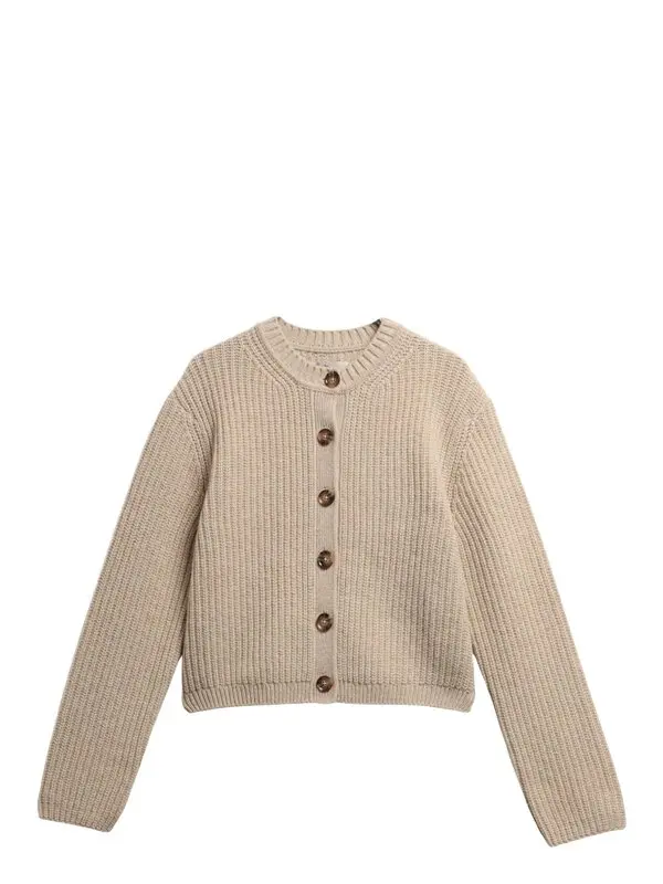 Barbour Button-front Knit Cardigan - Birch