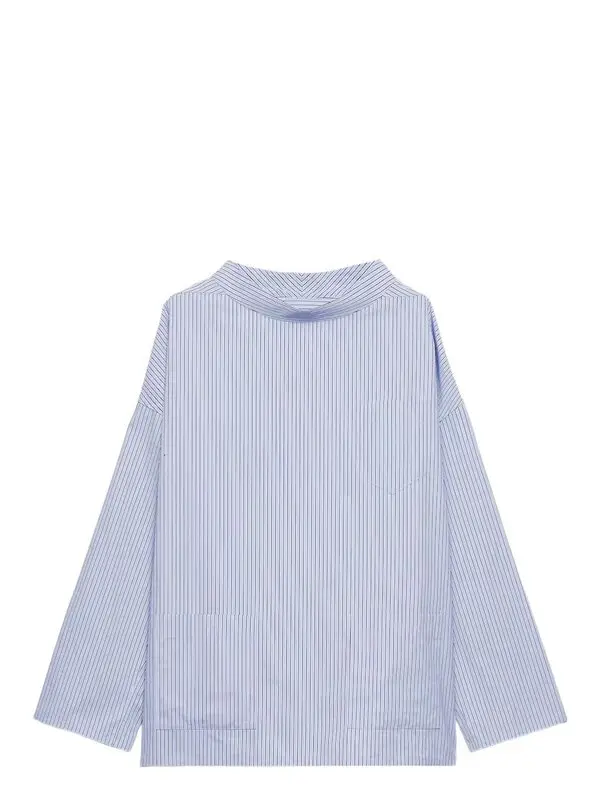 Prada Long-sleeved Striped Shirt - Blue