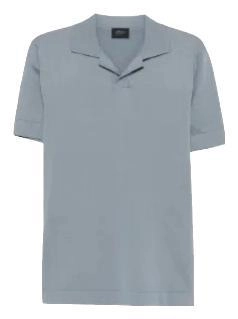 Brioni Revere-collar T-shirt - Gray