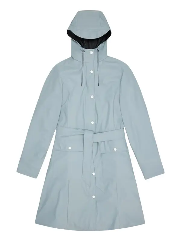 Rains Long Sleeve Casual Jacket - Pool