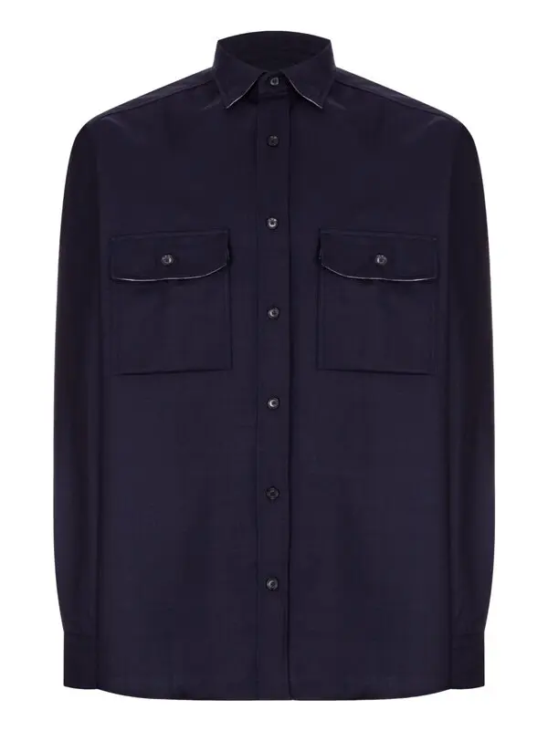 Brioni Long-sleeved Shirt - Black