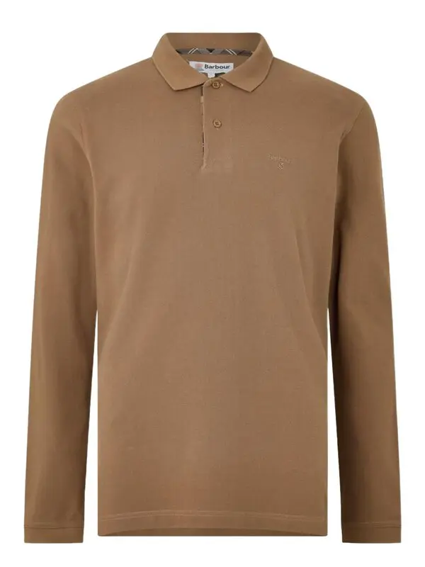 Barbour Long-sleeve Polo Shirt - Sandstone
