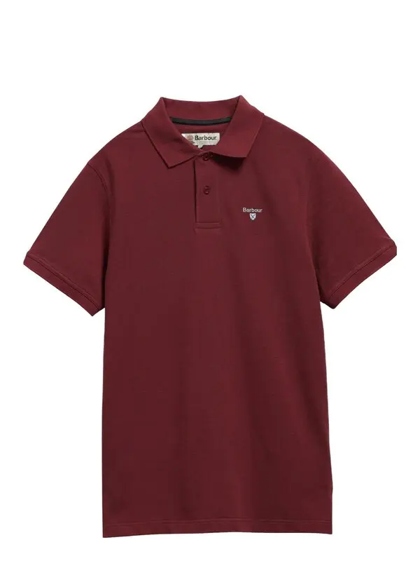 Barbour Sports Polo Shirt - Reddish Brown